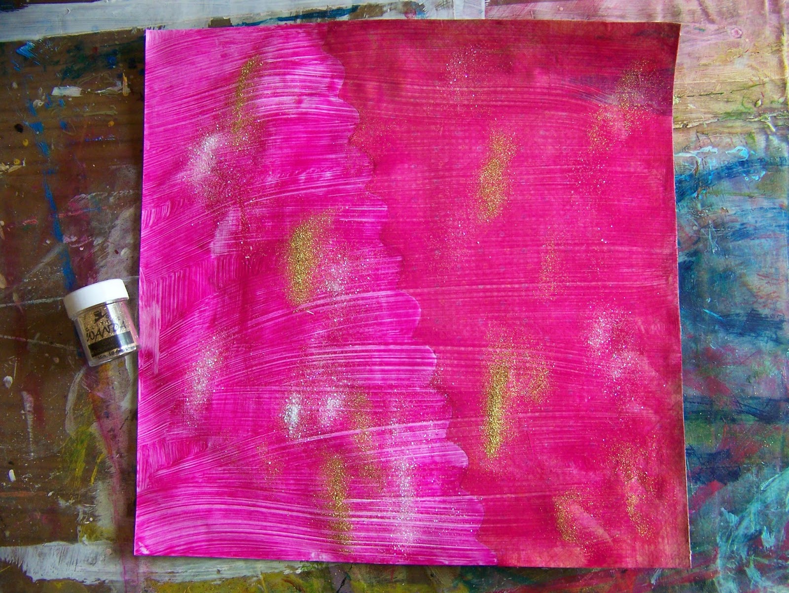 A Pretty Talent Blog: Scrapbook Paper 5: Painting Cupcakes