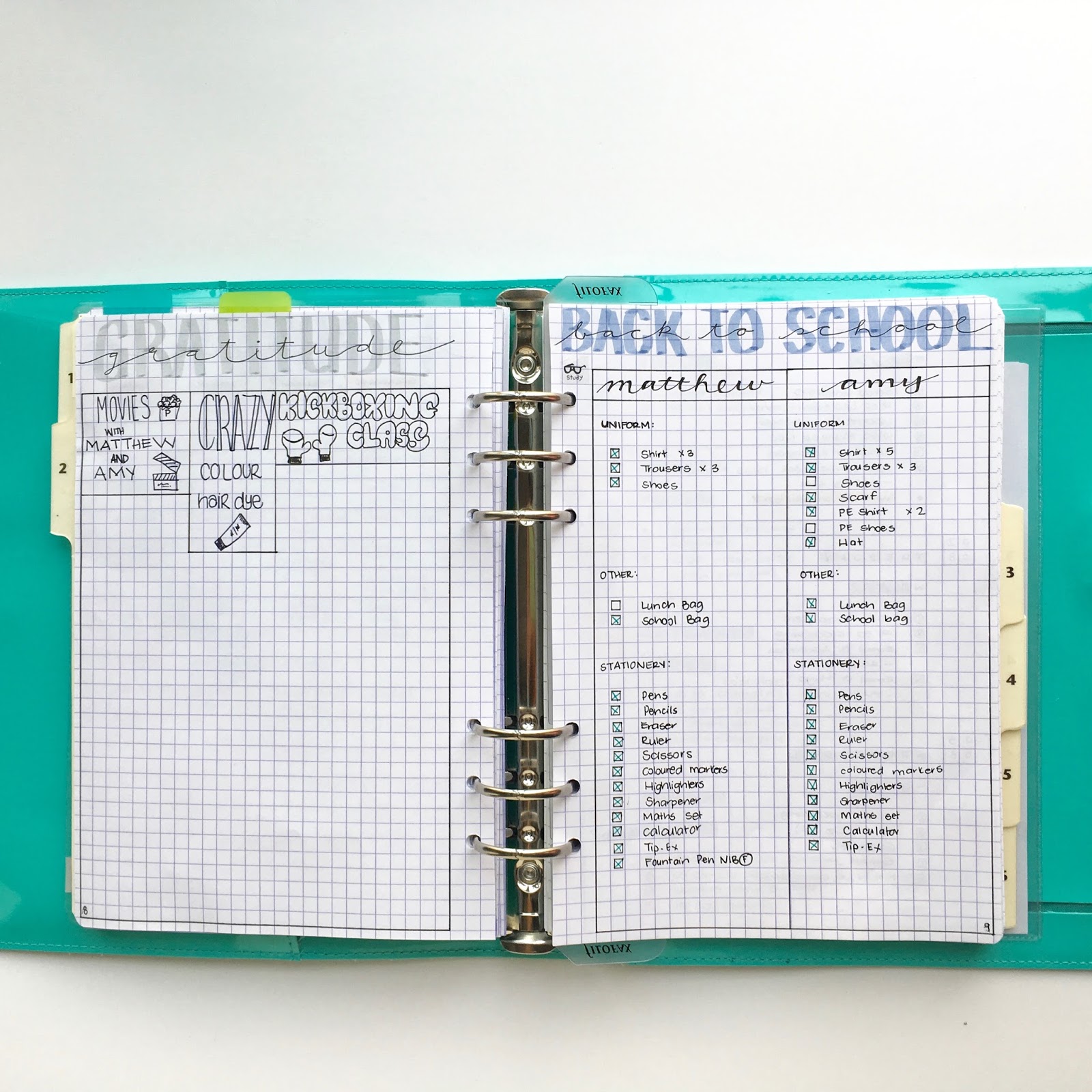 JoSoCrafty: FILOBUJO - Bullet Journaling in a Filofax or Ring-binder