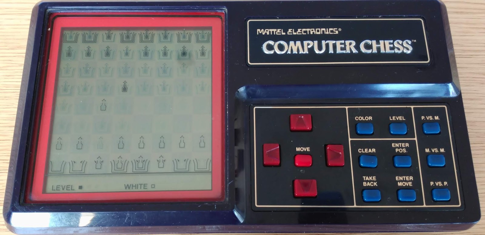 Retro Ordenadores Orty: Mattel Computer Chess (1980) (versión 1992-0320 ...