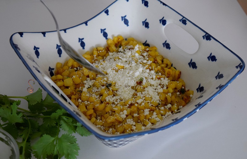 Esquites, receta tradicional mexicana - Sabrina´s Sea of Colors