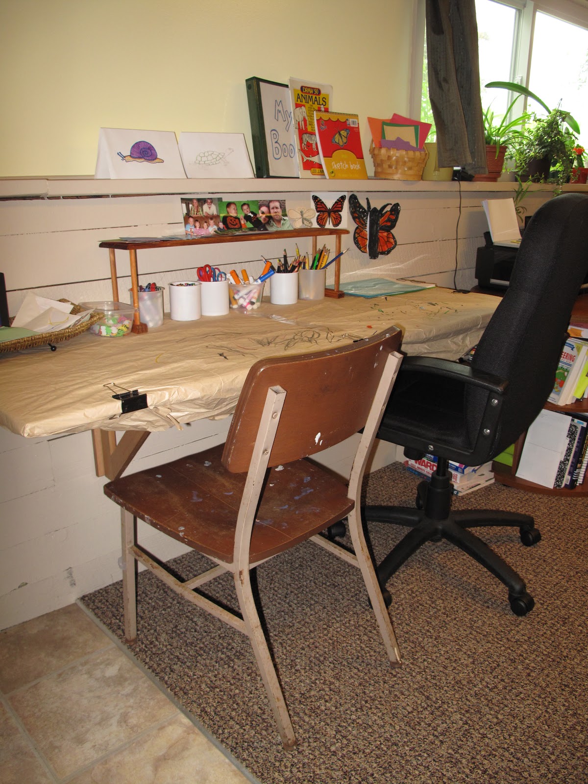 Primary Learning Logs: Writing Center at Home