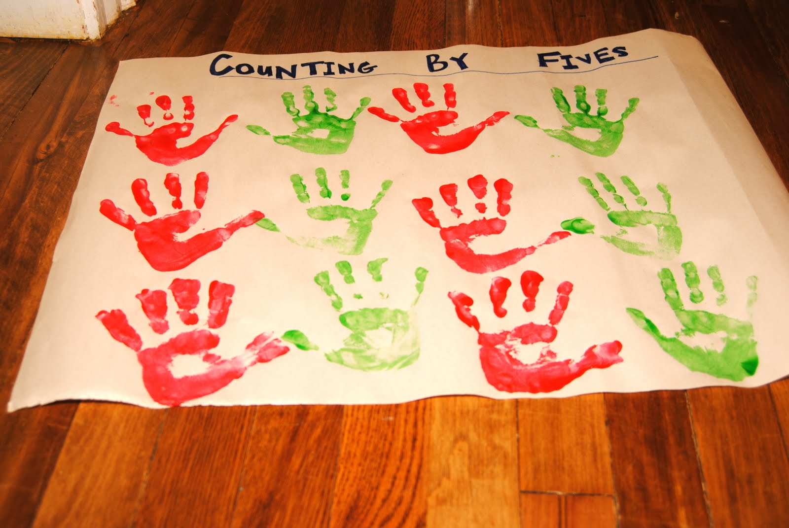 Hands Always Creating: Counting By Fives