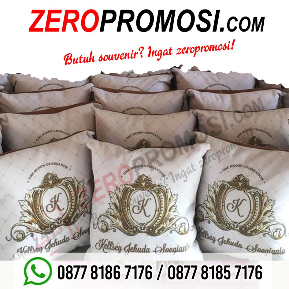 Souvenir Bantal Printing Custom - bantal Promosi | zeropromosi ...