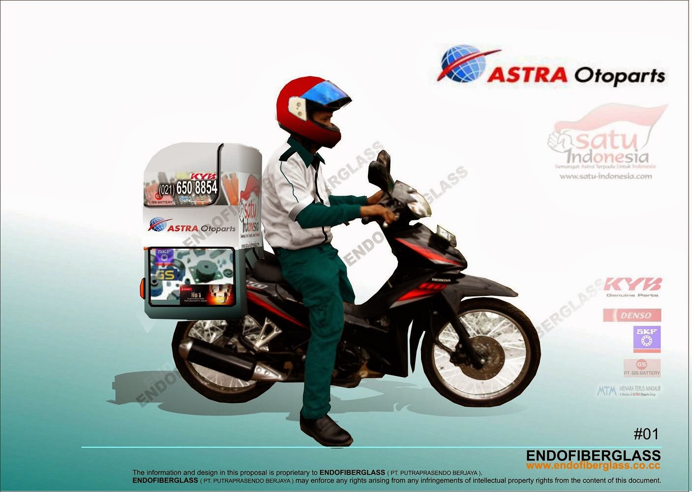 Box Motor Delivery Fiberglass: Jual Box Motor Delivery Murah