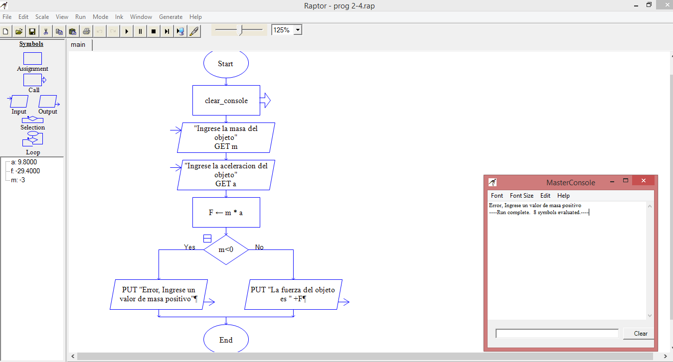 Usando Raptor para diagramas de flujo