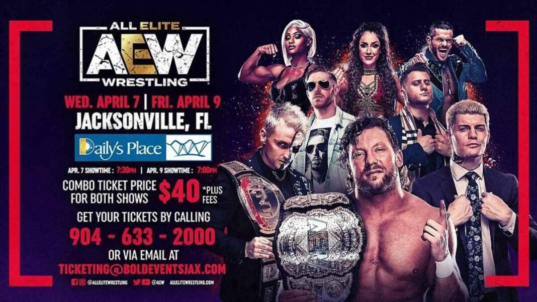 AEW anuncia grandes combates para o evento ao vivo do fim de semana da ...
