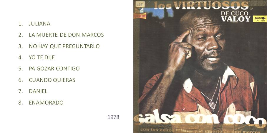 Salsa mayor: 375 - Salsa con coco - Cuco Valoy