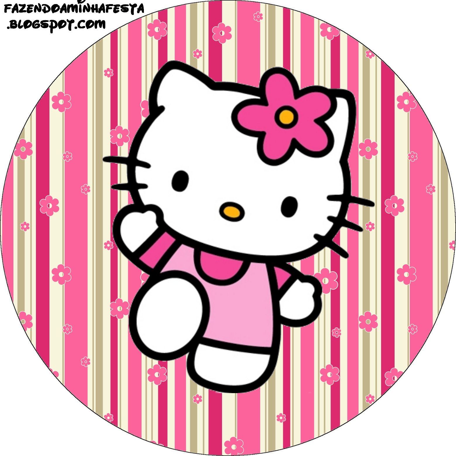 Hello Kitty with Flowers: Free Printable Candy Buffet Labels. - Oh My ...