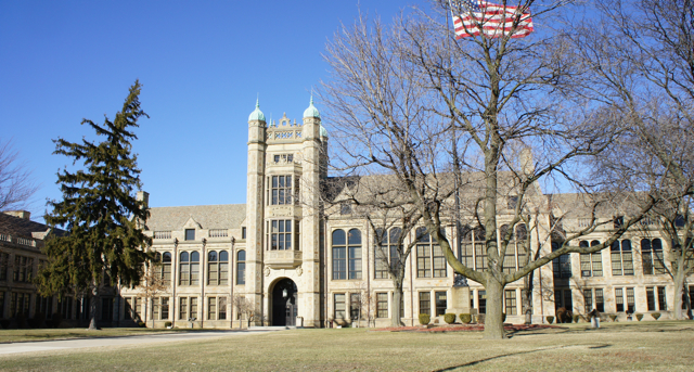 Michigan 1001 Daily Photo: Fordson High School in Dearborn