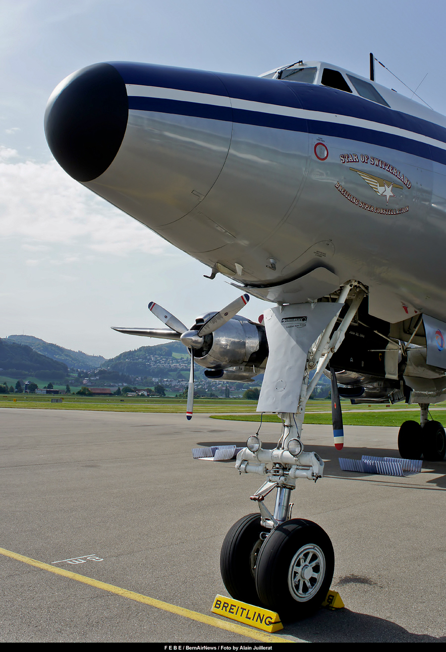 FEBE *** BernAirNews.ch ©: HB-RSC, Lockheed Aircraft Corporation 1049F ...