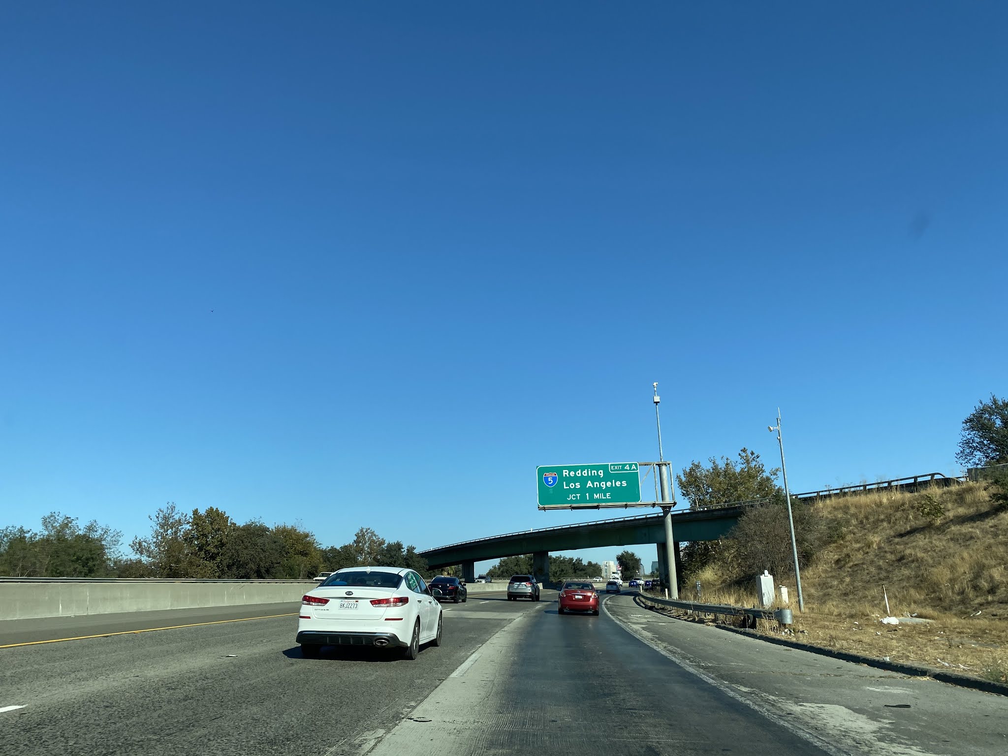 US Route 50 in West Sacramento and Sacramento (hidden Interstate 305)