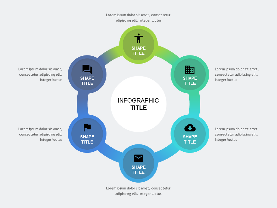 Gradient Ring Circle Rotation PowerPoint Templates - PowerPoint Free