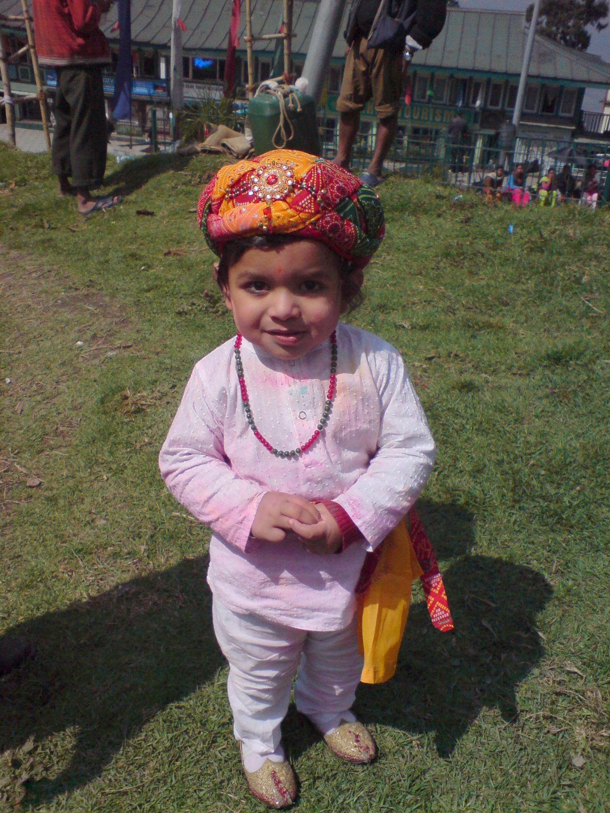 THE OLD SETTLERS OF SIKKIM: A Child in Marwari Costume at Gangtok