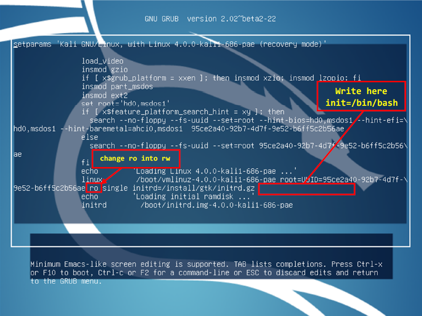 SANJEEV | TIPS AND TRICKS: How to Crack/Bypass/Reset Kali Linux Login ...