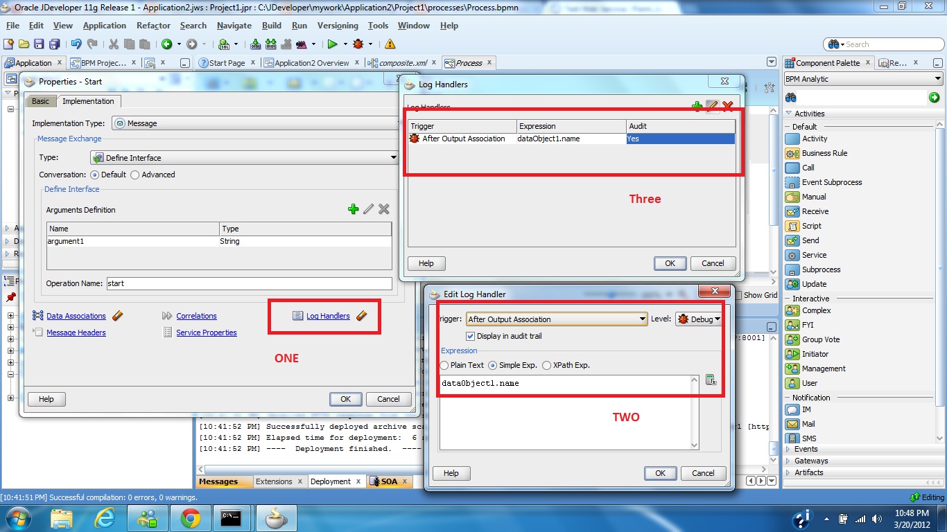 Soa Osb Bpm Adf Krishnan Blog Oracle Bpm 11g Log Handlers Example