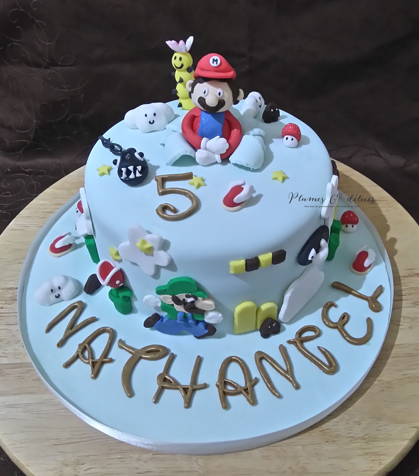 Plumes & Délices: gâteau mario / mario cake