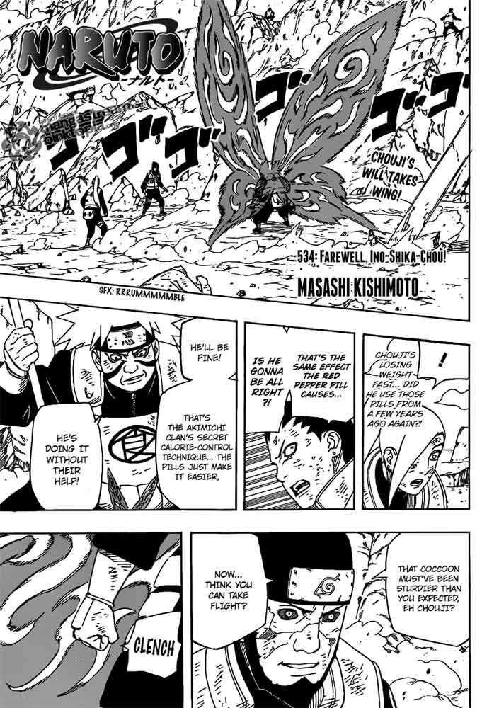 Naruto Manga Chapter 534