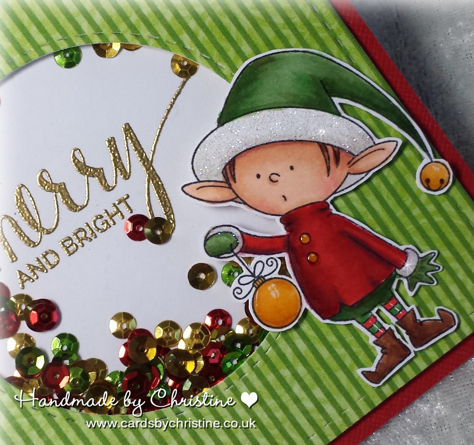 Handmade by Christine: One of Santa's Elves...