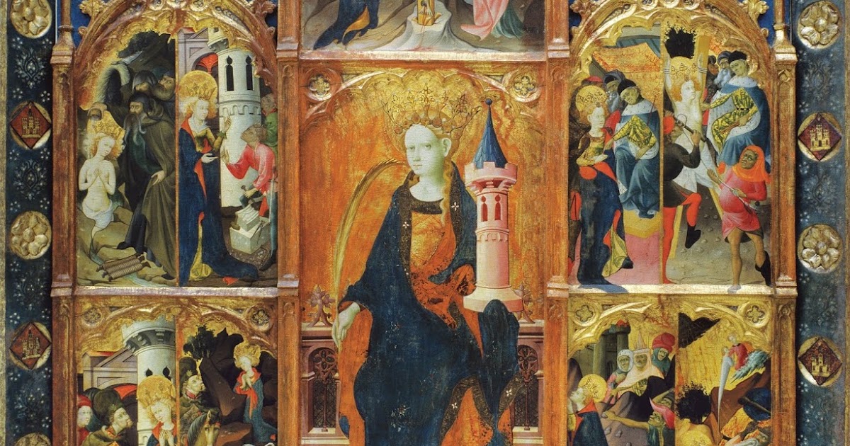 New Liturgical Movement: An Altarpiece of St Barbara