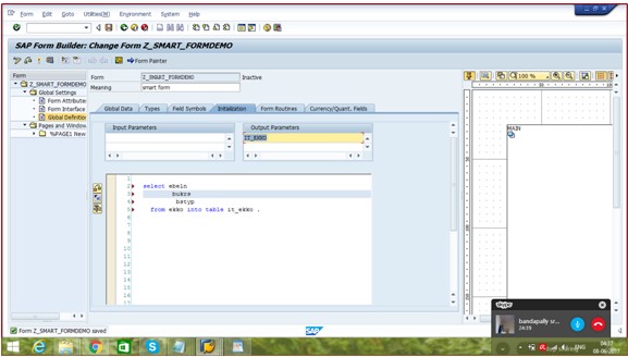 Step by Step Tutorial on Creating Smartforms in SAP ABAP