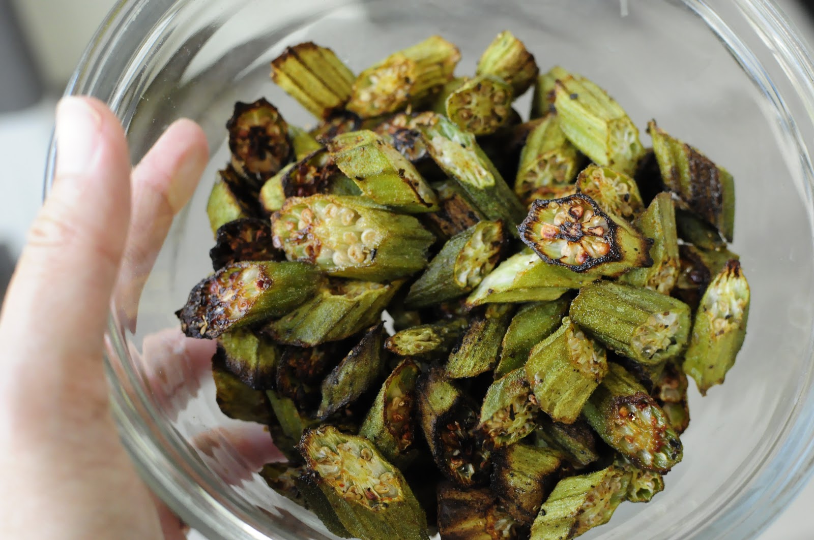 Asian Family Recipes: Roasted Okra