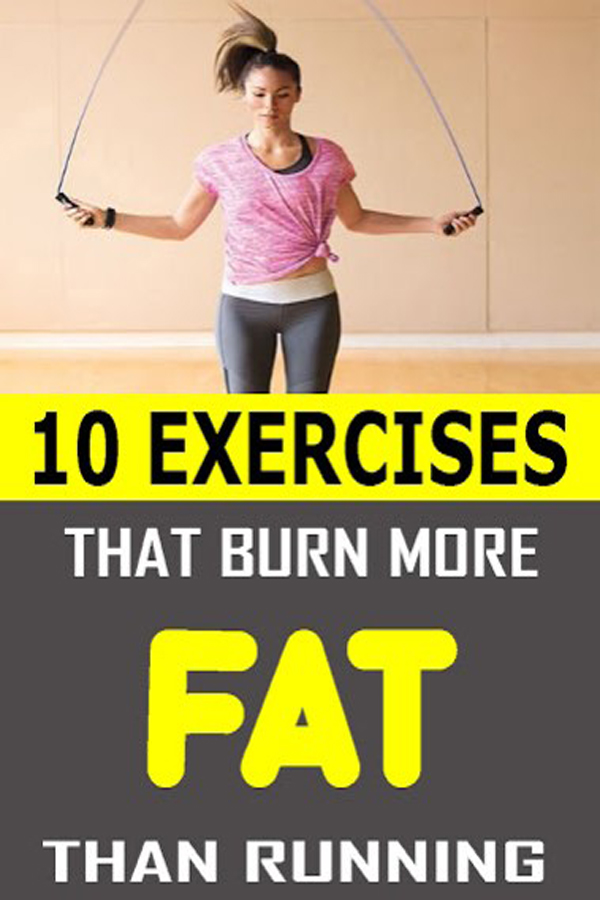 Here Are 10 Exercises That Burn More Fat Than Running