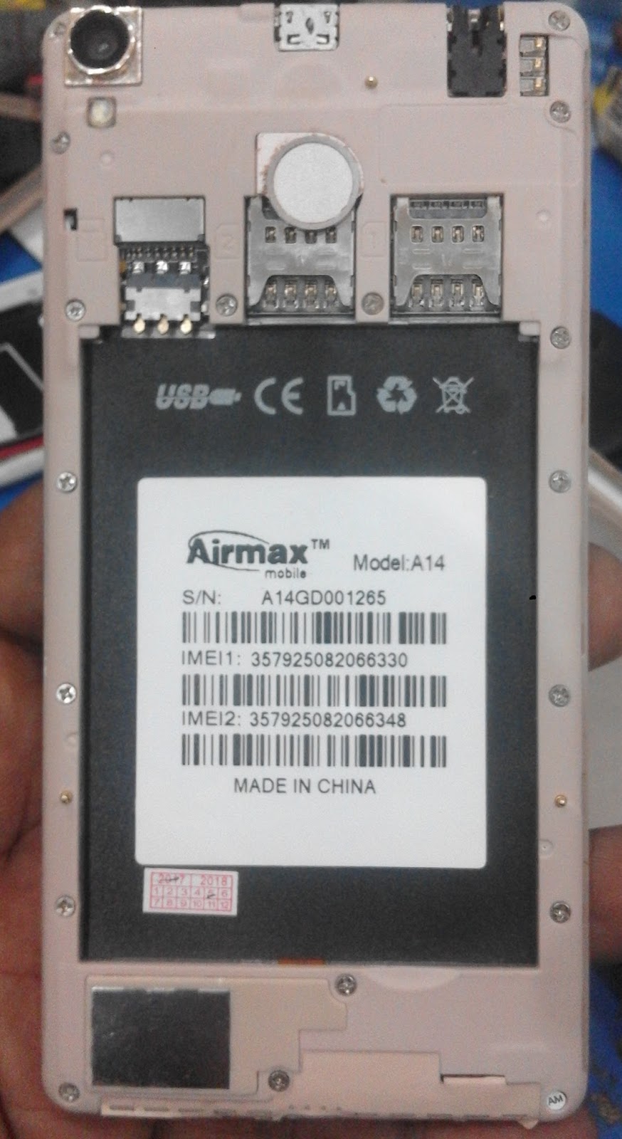 AIRMAX A14 NAND FIRMWARE MT6572 100% TESTED - BEST FLASH FILE & STOCK ROM