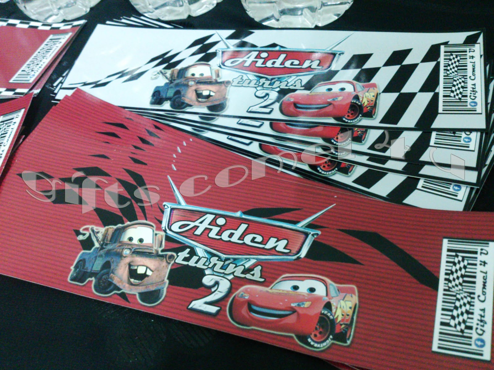 Gifts Comel 4 U: Ordered by Sharifah : "Disney PIXAR Cars's Theme ...