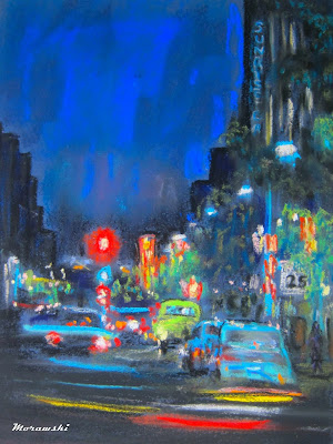 Seasons: Night Moves---ART Urbanscapes--Energy and Colors of the BIG City