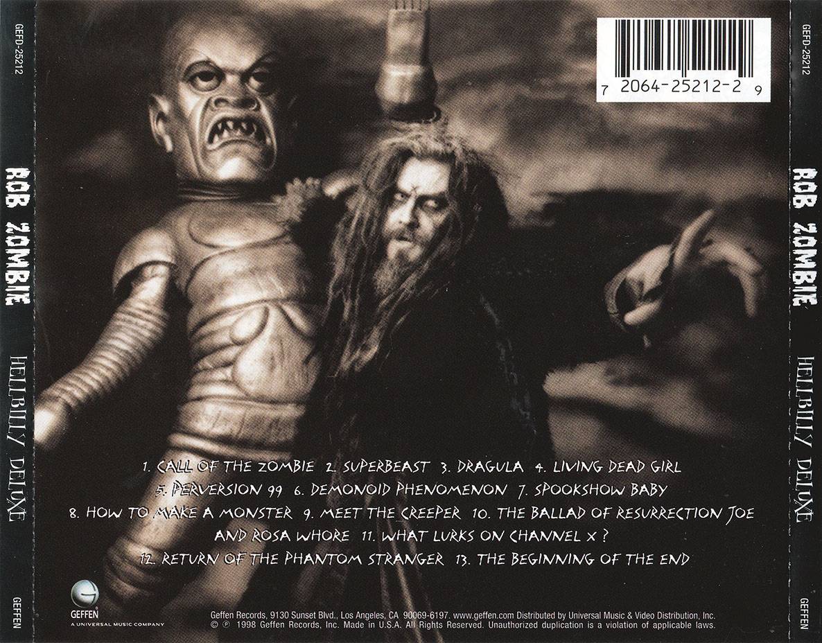 Classic Rock Covers Database: Rob Zombie - Hellbilly Deluxe 13: Tales ...