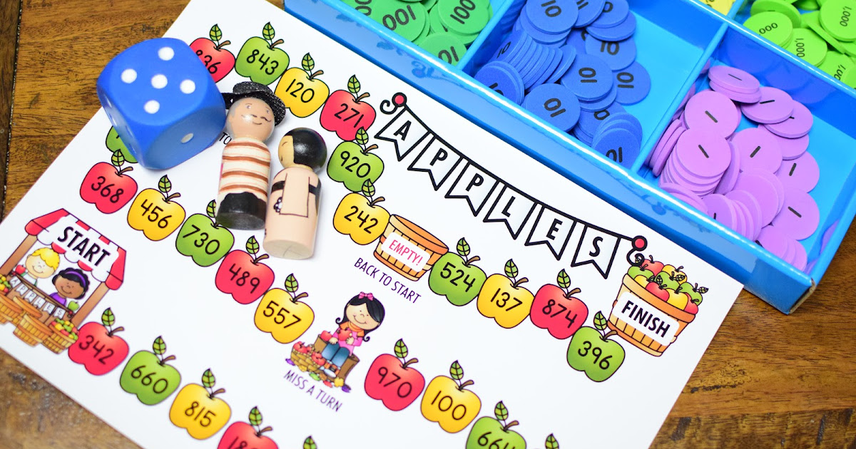 FREE Place Value Apple Board Game | The Pinay Homeschooler