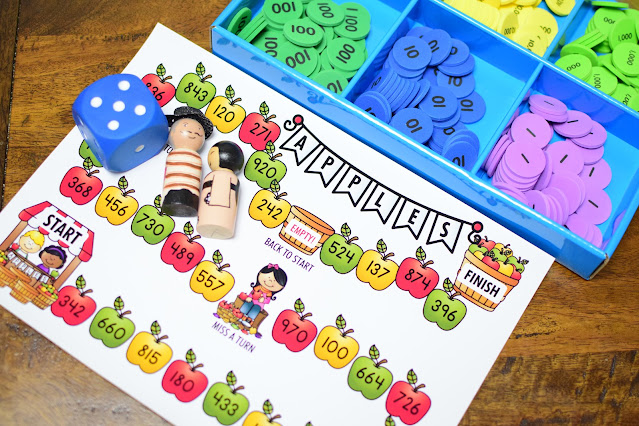 FREE Place Value Apple Board Game | The Pinay Homeschooler