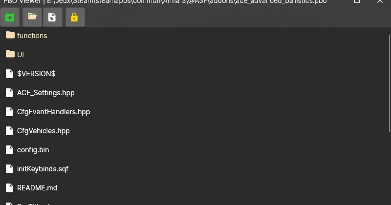 Arma 3 のファイルを解凍・編集できる PBO Viewer | 弱者の日記^^ - Arma 3 MODとアドオン紹介