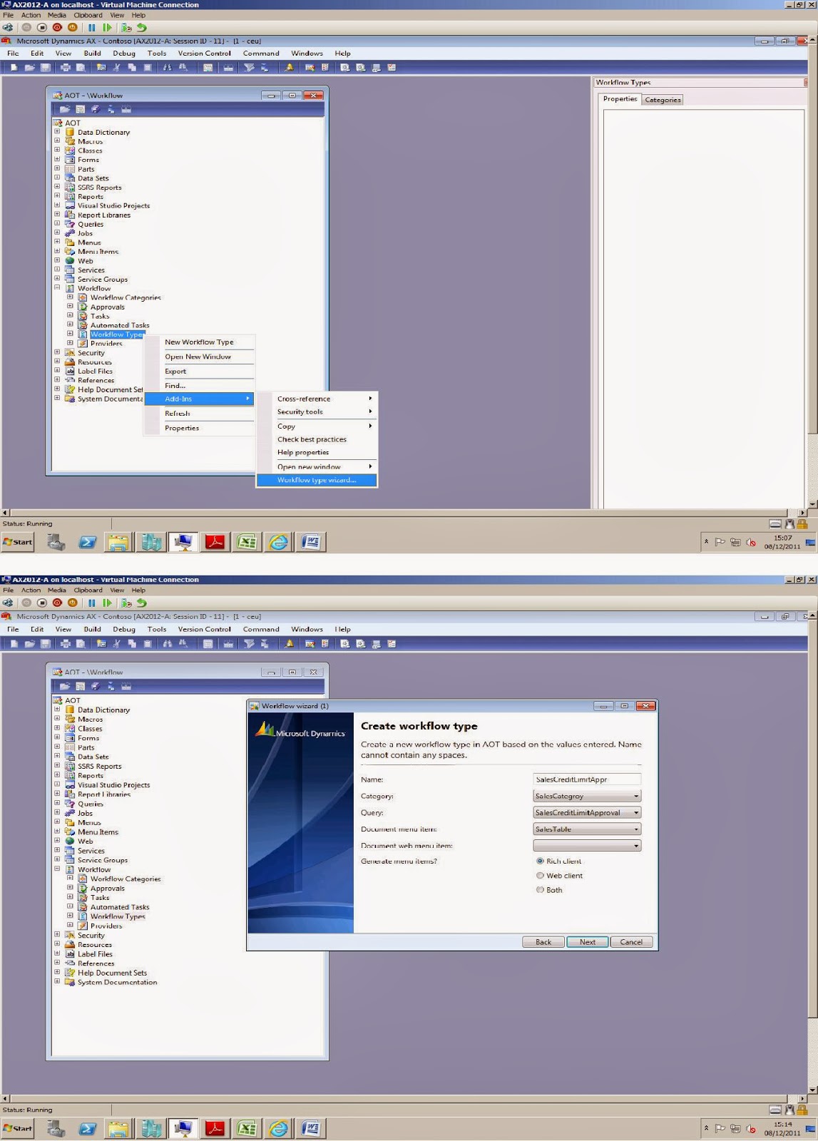 Dax Expert Workflow In Ms Dynamics Ax 2012