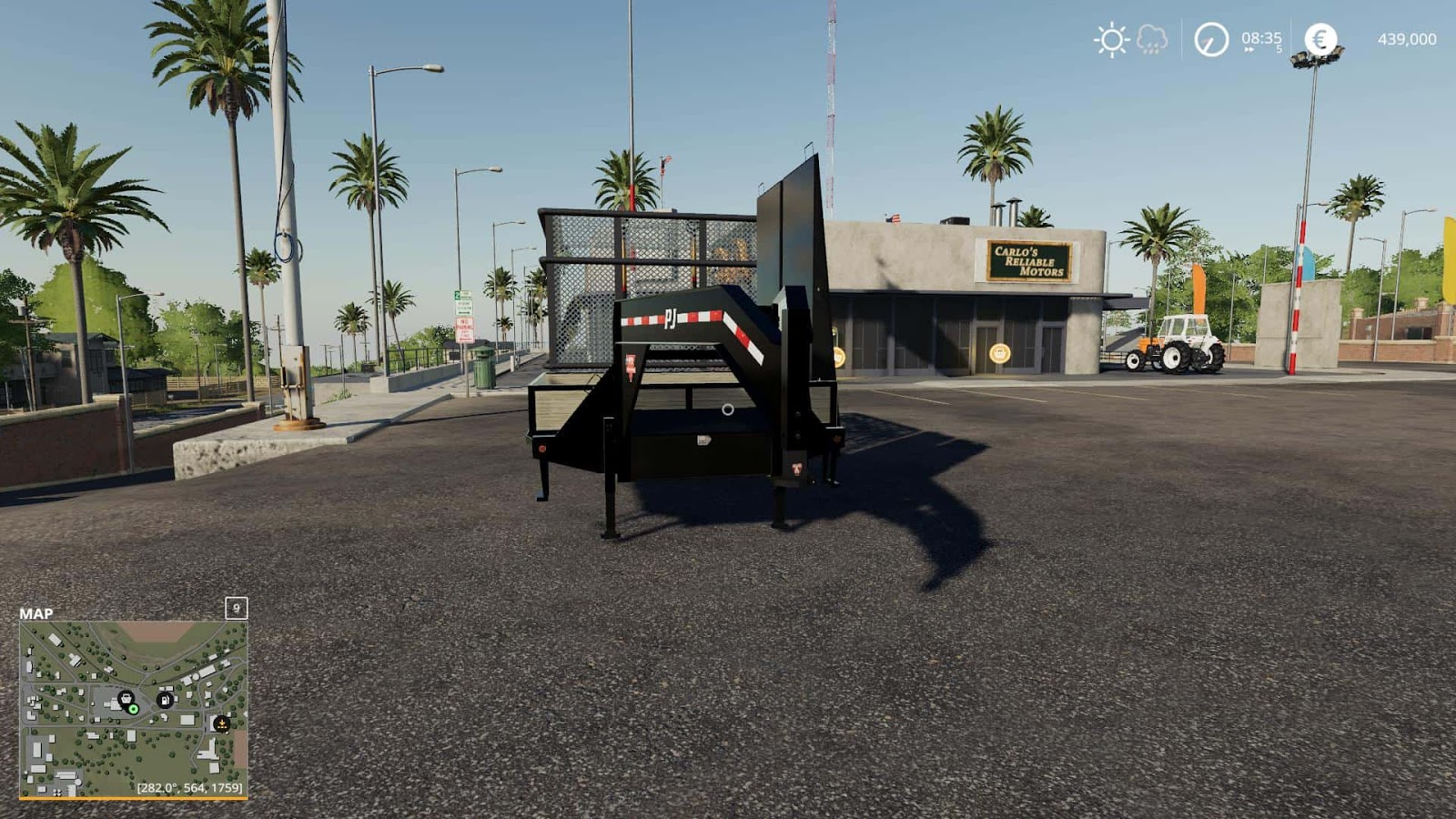 FS19 Remake 40ft PJ Lawn Trailer v1.0 - FS 19 & 22 USA Mods Collection