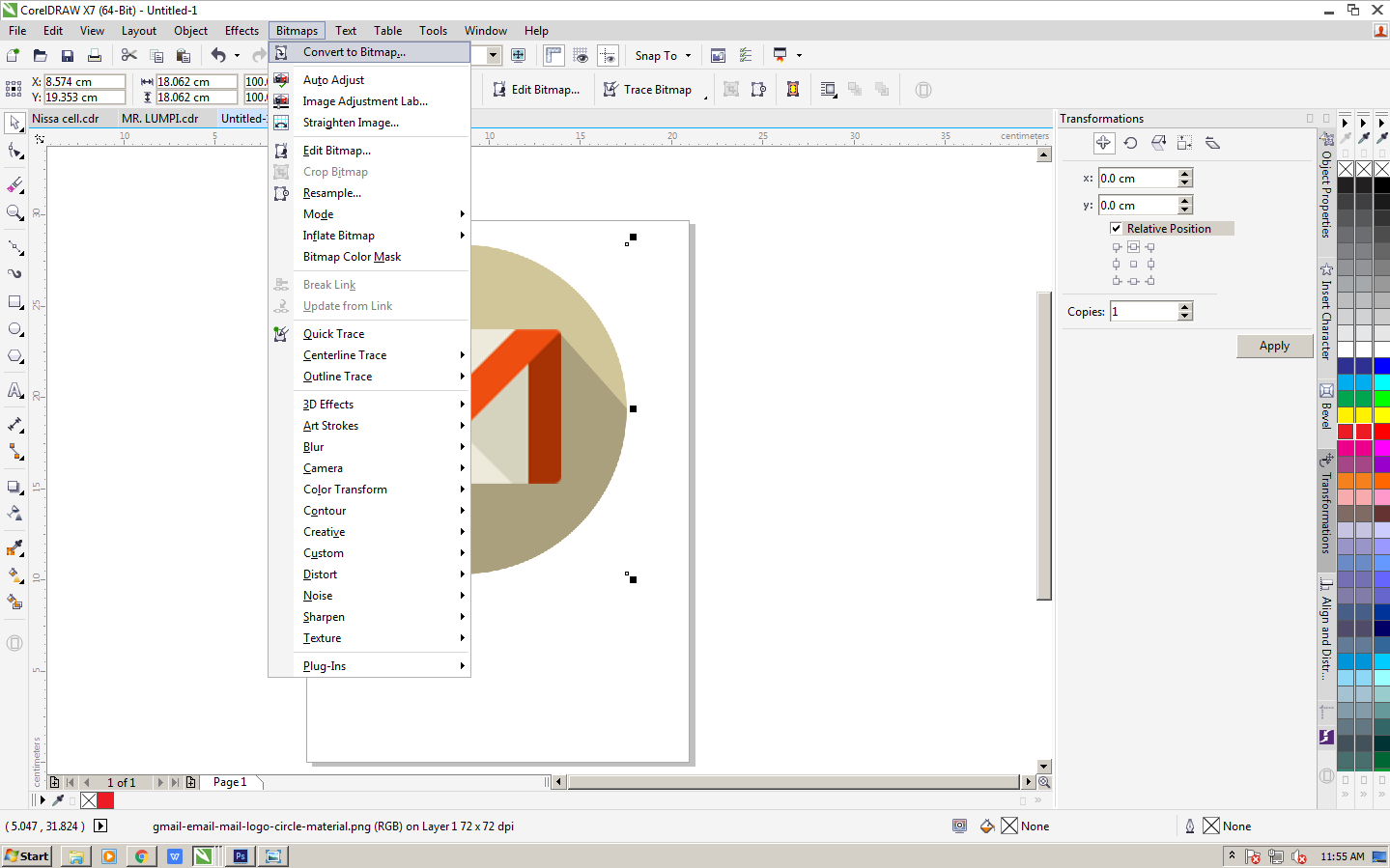 cara menghapus background menggunakan corel draw, tutorial hapus ...