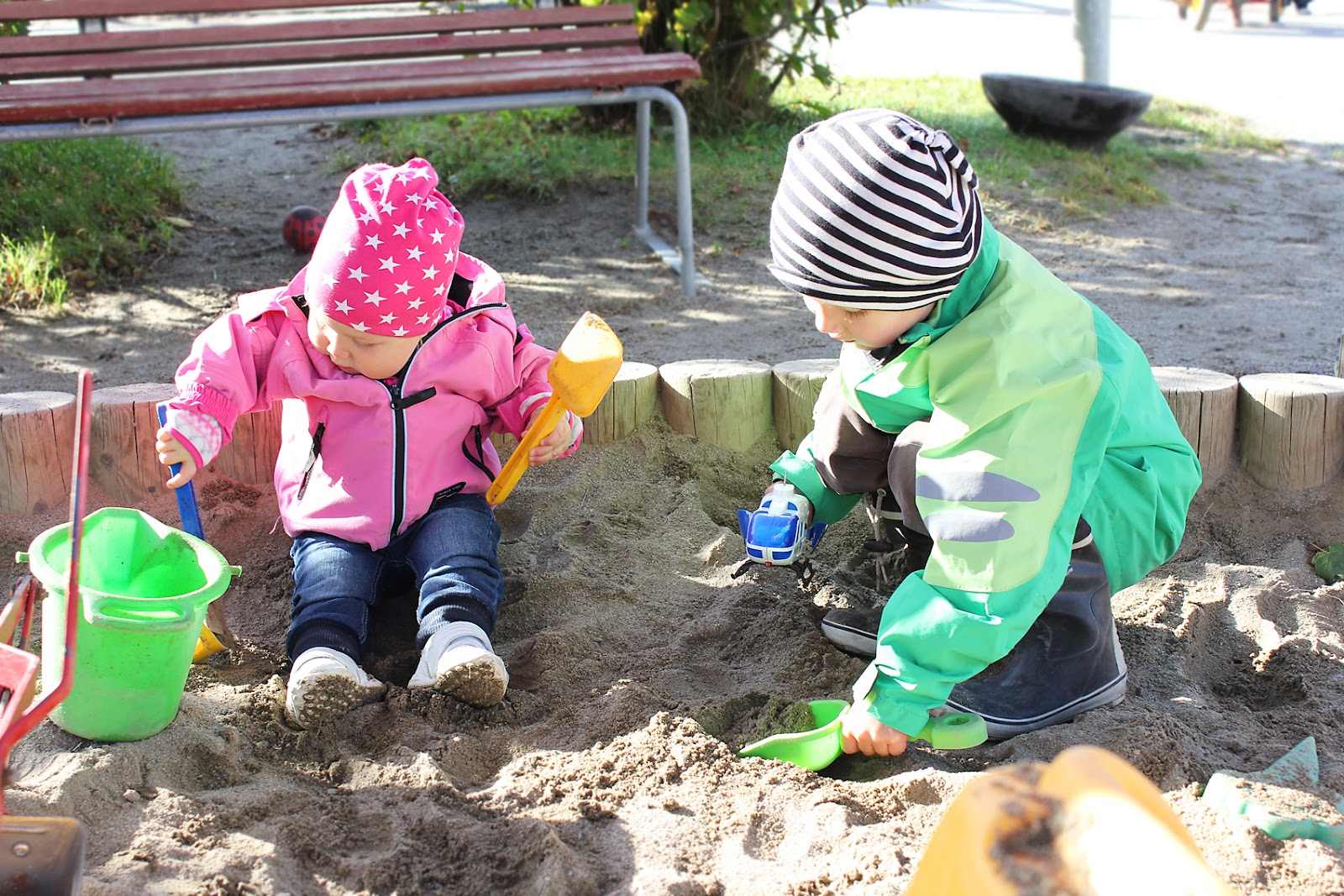 SPECKSTAHUSET: Första dagisdagen.