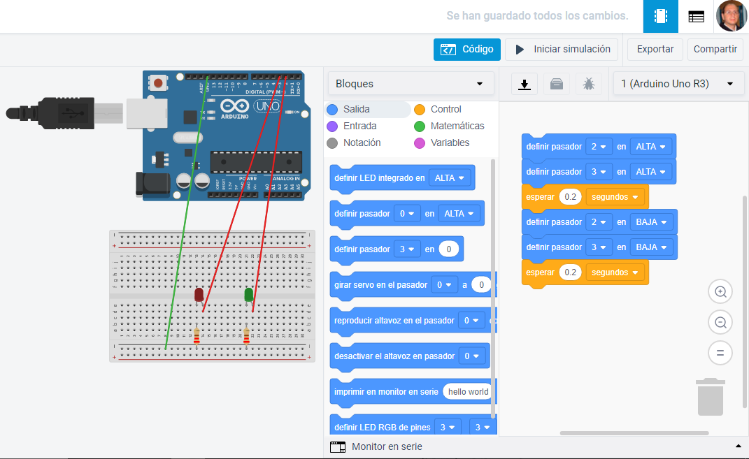 ARDUINO y TINKERCAD ~ Conocimientos para Edificar
