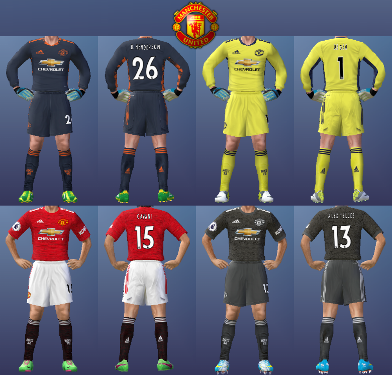 ultigamerz: PES 5 Manchester United 2020-21 GDB Kits