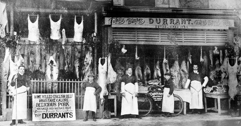 In the Days Before Fridges: Amazing Vintage Photographs Show Butcher ...
