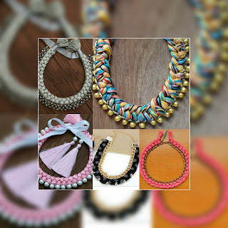 Diy thread chain necklace