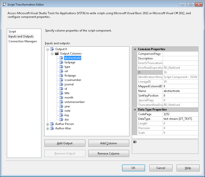 Dennis and Jim's Data Engineering Blog: Deserializing a JSON Feed with ...