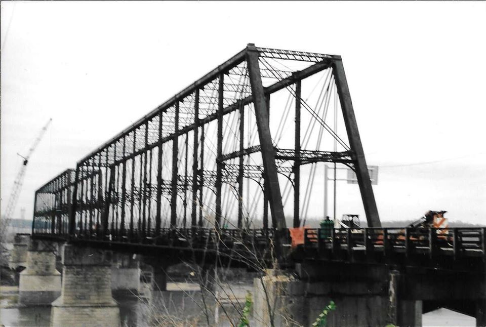 Industrial History: 1887-2001 Chouteau Bridge In Kansas City, MO