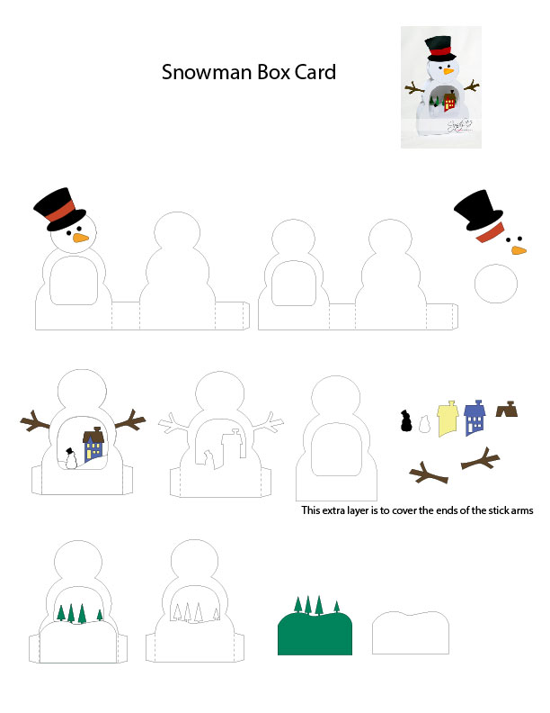 Cyndy G. - Creative Designer For My Scrap Chick: Snowman Box Card