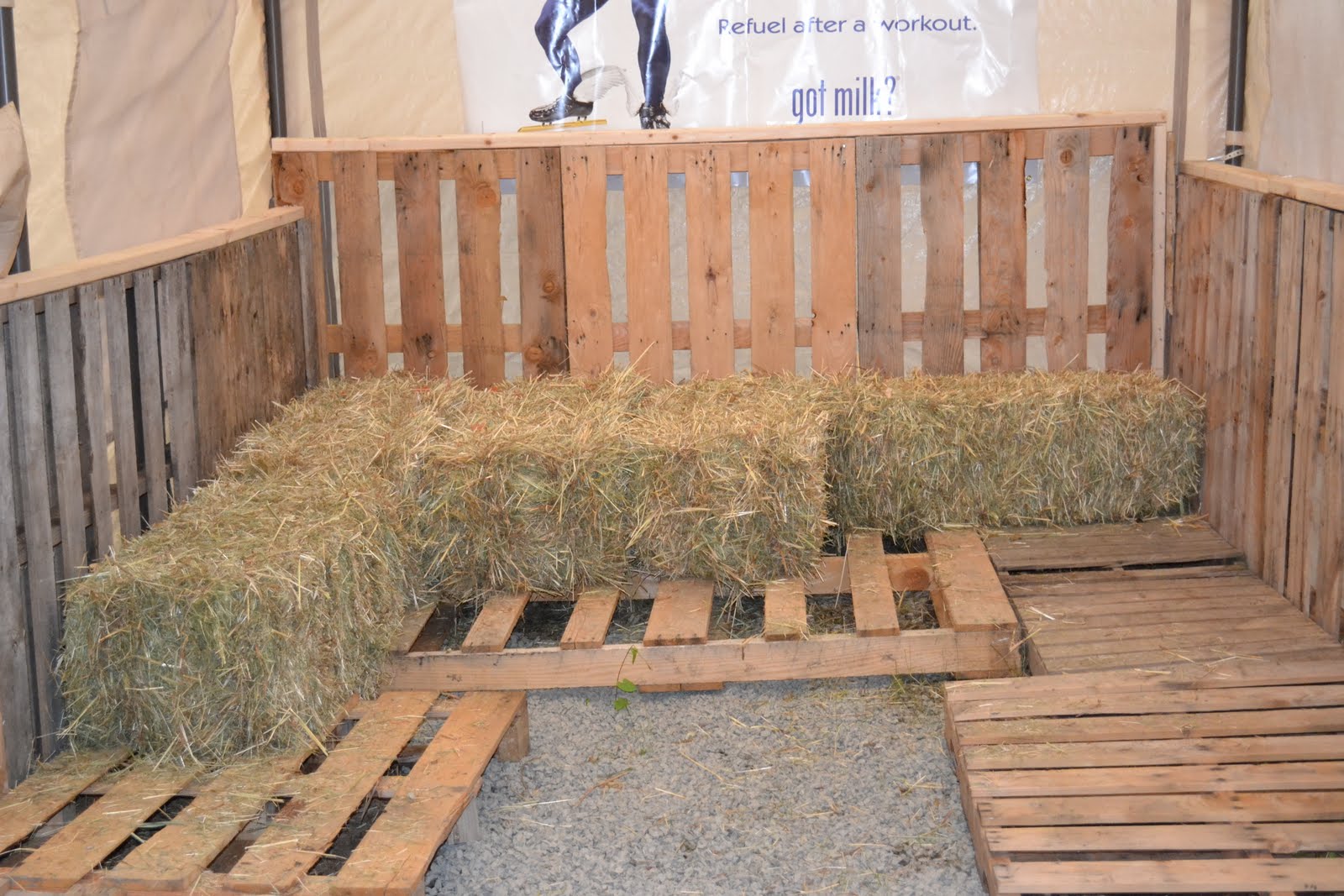 Rusty Tub Farm: Hay loft....exciting stuff