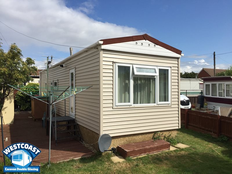 external vinyl cladding for a park home and static caravan