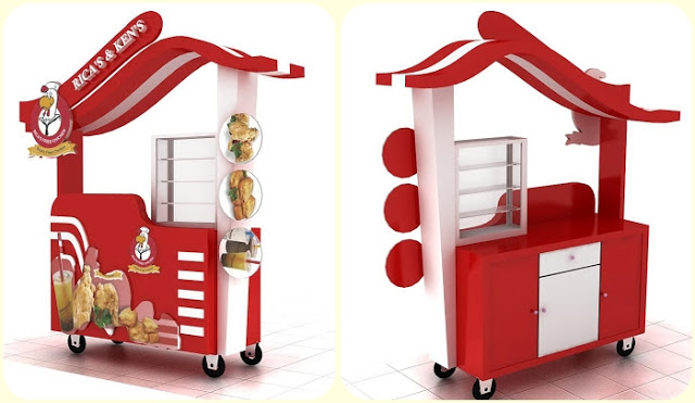 Gerobak Roti Bakar - Gerobak Fried Chicken | Gerobak Unik Bandung