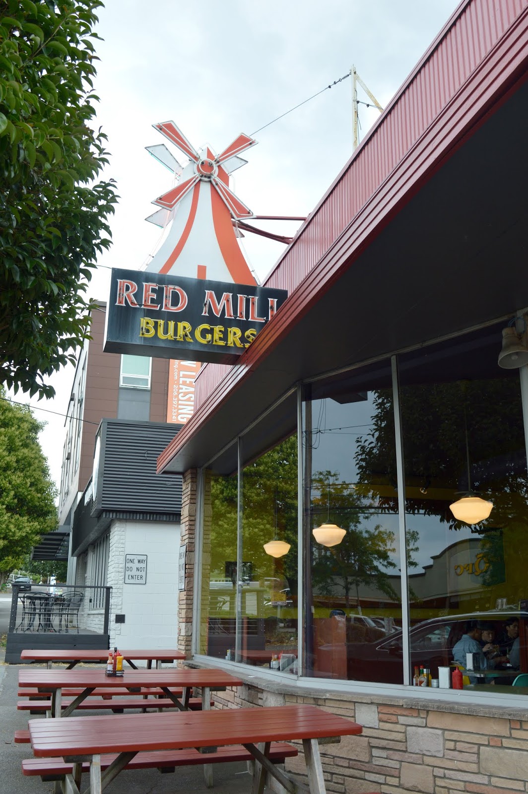 Dinner at Red Mill Burgers