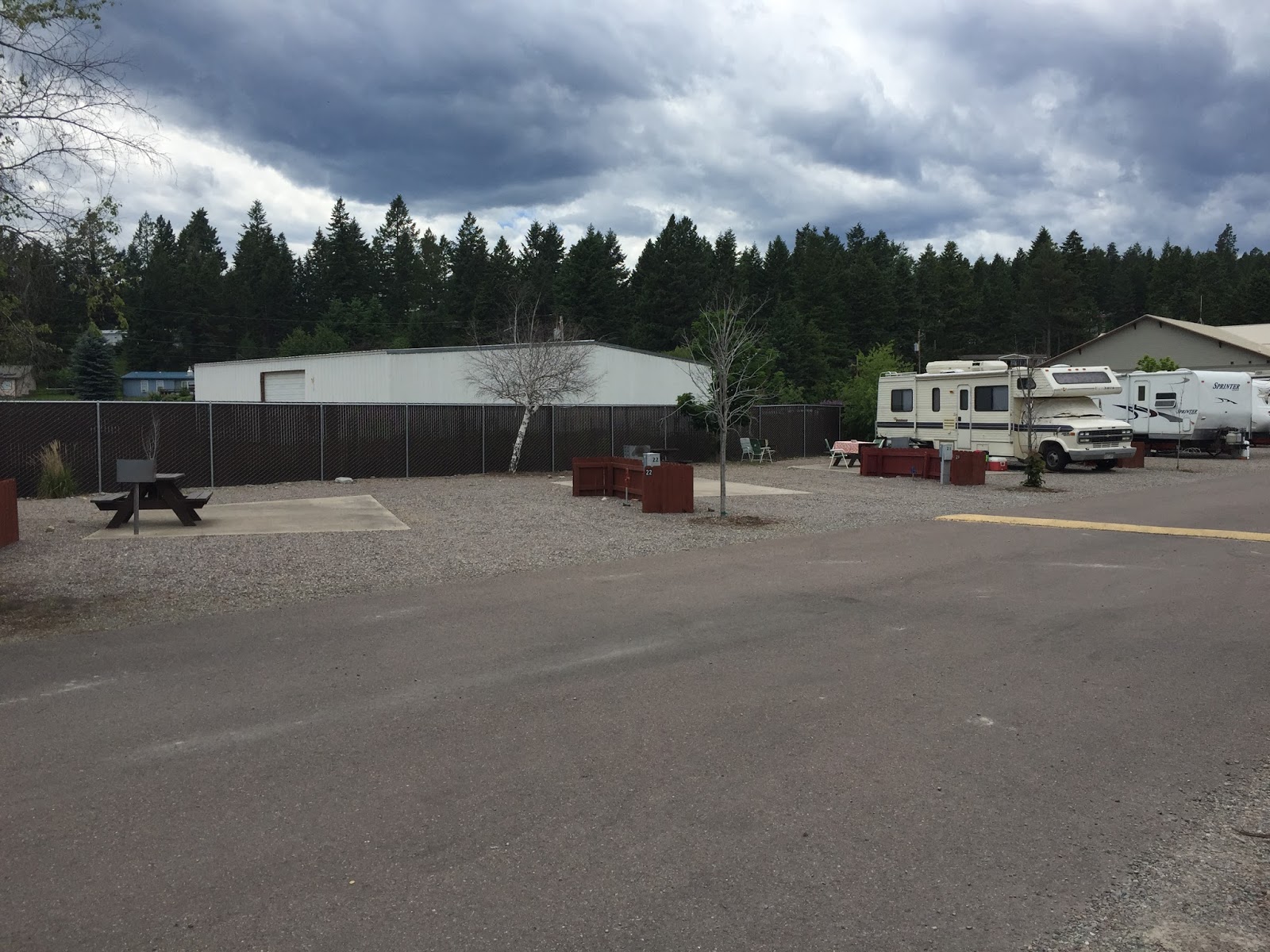 BLUE SKY AHEAD: Edgewater RV Resort, Lakeside, Montana