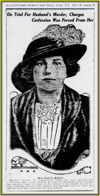 Unknown Gender History: Cynthia Buffom ("Buffum"), New York Serial ...